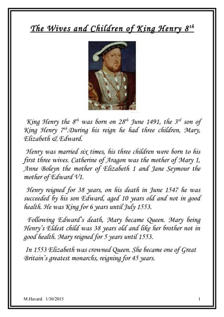 Henry VIII | PPT