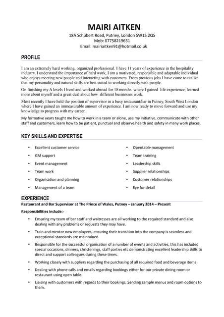 David Dickson cv | DOC