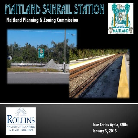 Maitland Planning & Zoning SunRail Station | PDF | Rail Travel | Travel ...