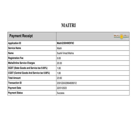 maitri payment.pdf