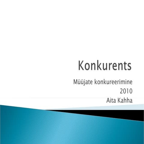 Maj.Alused Konkurents Koond | PPT