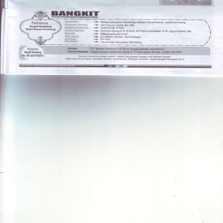 Majalah bangkit rembang | PDF