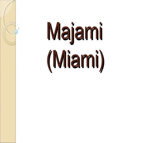 MAJAMI | PPT