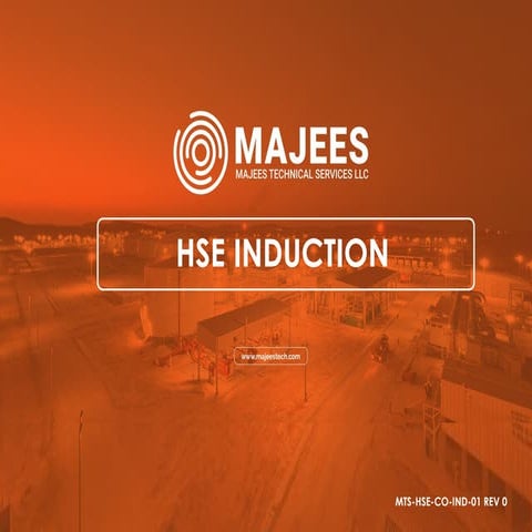 MAJEES TECHNICAL SERVICES HSE INDUCTION SAFETY TRAINING | PPTX ...
