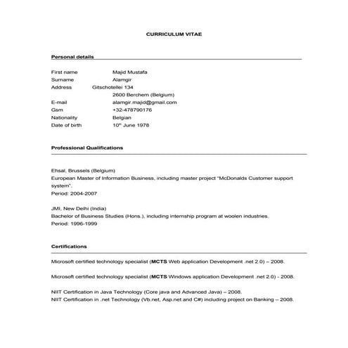 NkusiRobertResumeCreativeBis3 | PDF