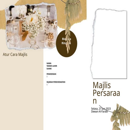 MAJLIS PERSARAAN Yang Bersara Tahun 2023 | PPTX