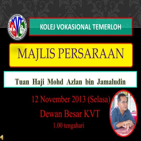 Majlis Persaraan Tn. Hj. Azlan | PPT
