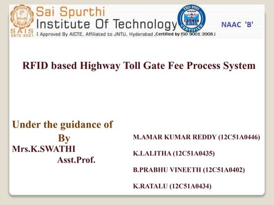 AUTOMATION OF TOLLGATE.ppt (6).pptx | Computing | Technology & Computing