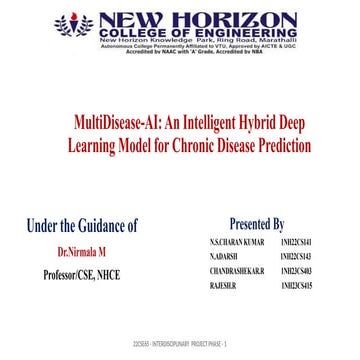 multidisease ai an intelligent hybrid system | PPTX