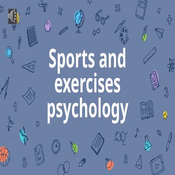 MAJOR 19 - MODULE II_Sports Psychology..pptx
