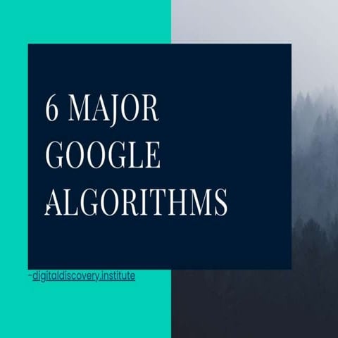 6 Major algorithms of google | PPT