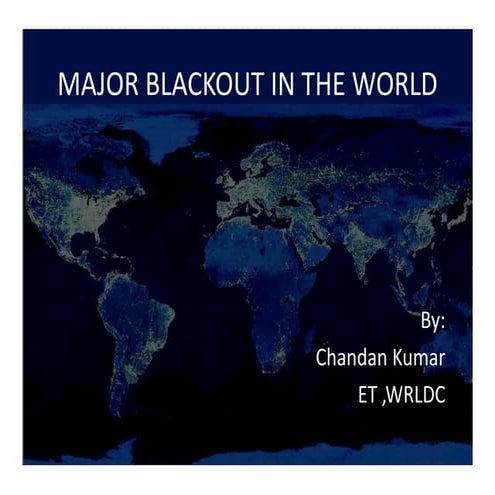Major blackout in the world | PDF