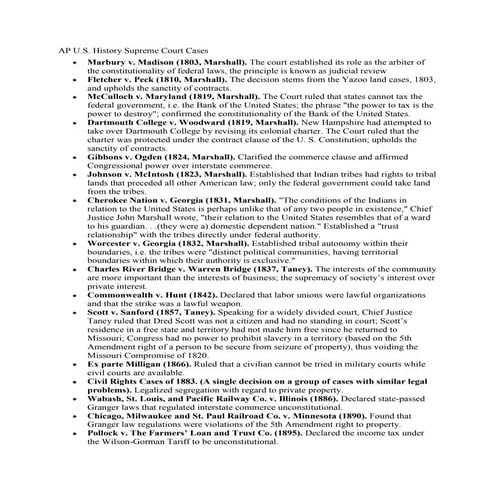 Major court cases | PDF