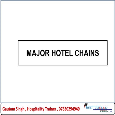 Major hotel chains | PDF