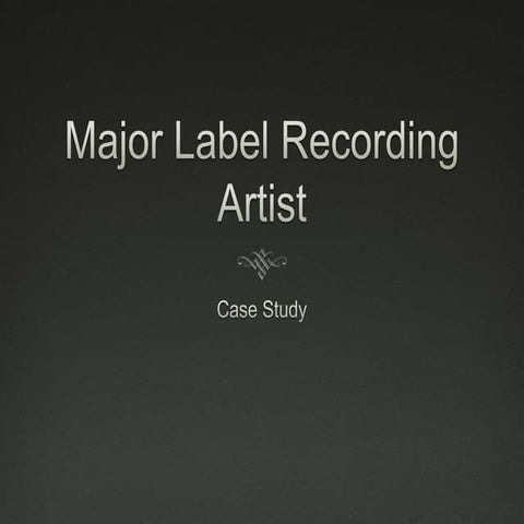 Major labels Case Study - Pierce The Veil | PPTX