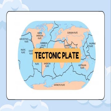 Major and Minor Plate Tectonic Plates Science 10 | PPTX