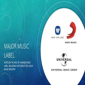 The Music Industry | PDF