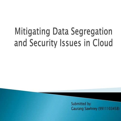 Data Segregation | PPT
