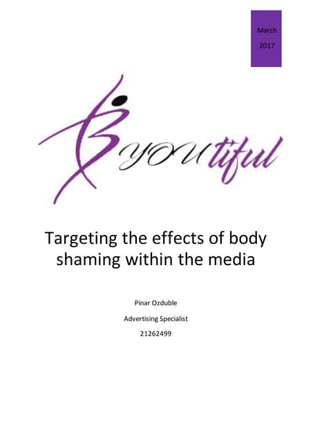 Media and body image | PPTX