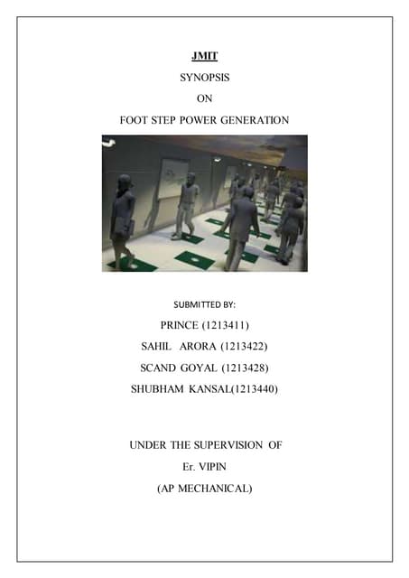 Foot step power generation(REPORT) ..pdf