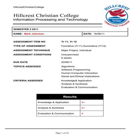 computer science CAPE Mark scheme | DOCX
