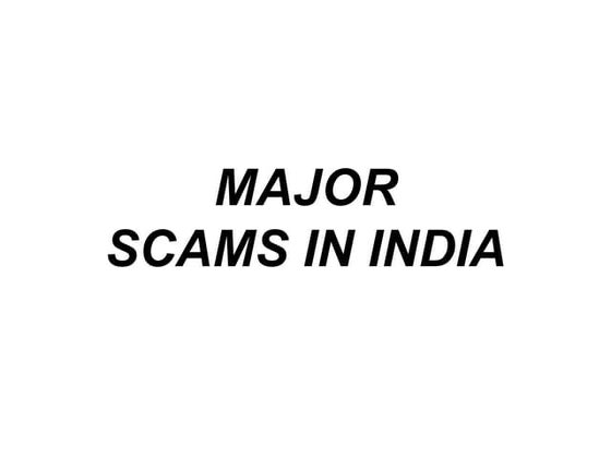 fodder scam | PPT
