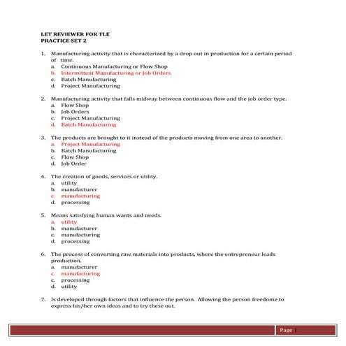 Majorship tle-2 | PDF