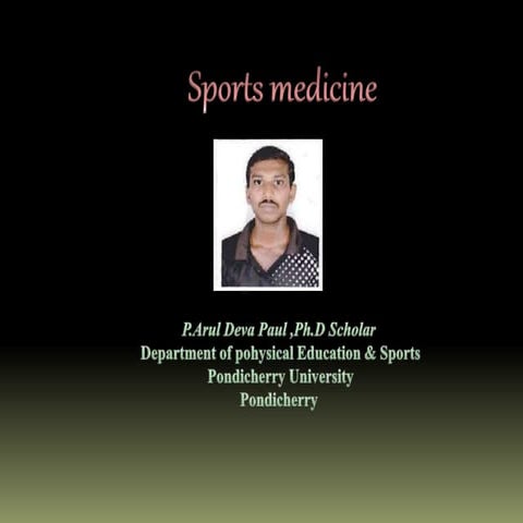 Major sports injuries and classification of injuries | PPTX