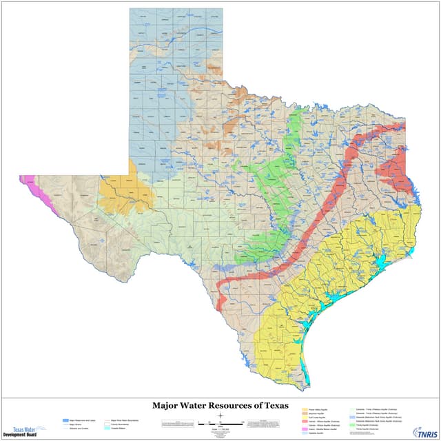 Major texas water_resources_36x36 | PDF | Geography | Science