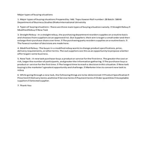 Major types of buying situations.docx