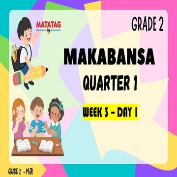 MAKABANSA2_Q1_W3.pptx makabansa q1 week3 | PPTX