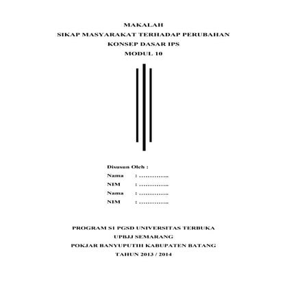 modul UT (MAKALAH IPS) | DOCX