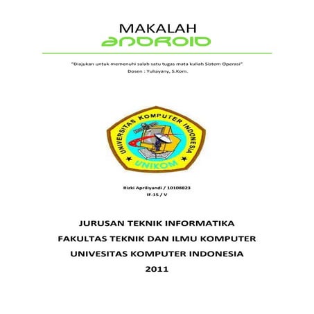 Makalah android | DOCX