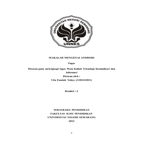 Makalah android | PDF