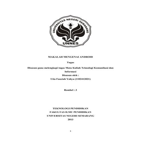 Makalah android | PDF
