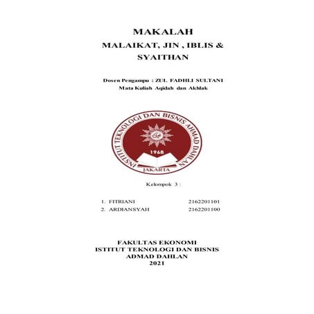 Makalah aqidah akhlak new | PDF