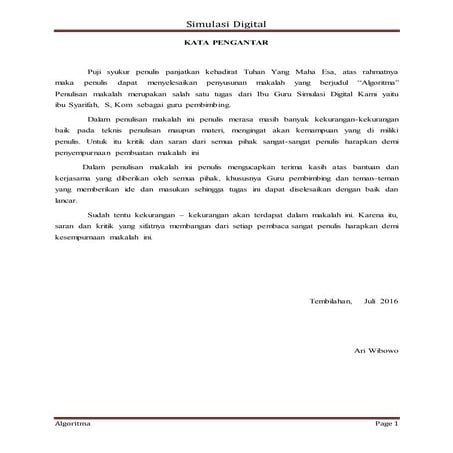 Makalah Algoritma | DOCX