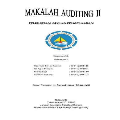 Makalah auditing | DOCX