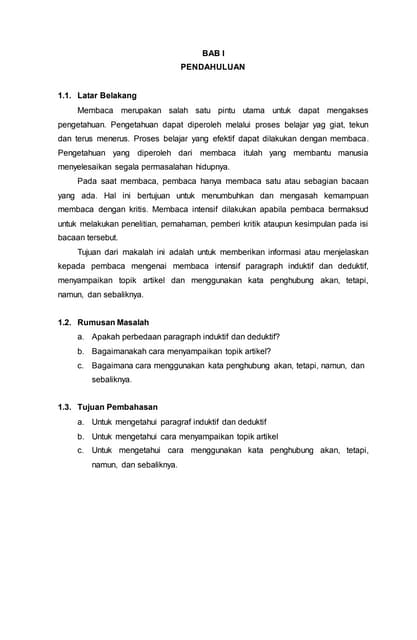 Makalah membaca ii | PDF