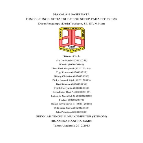 Makalah basis data | DOCX