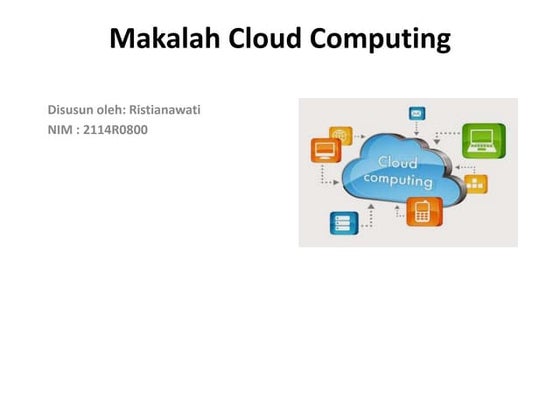 MAKALAH CLOUD COMPUTING | DOCX