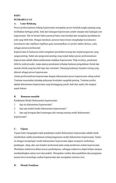 DOKUMENTASI KEBIDANAN | PPTX