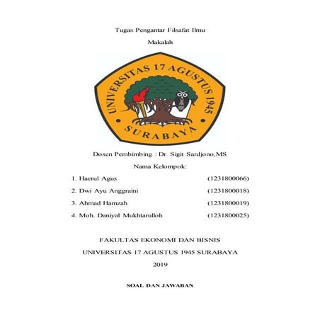 Makalah filsafat pak sigit | DOCX