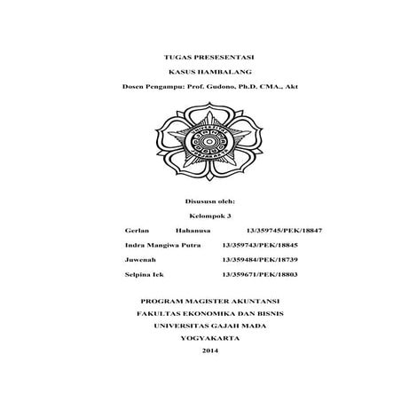 Makalah fix kasus hambalang | DOC