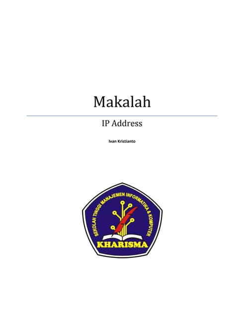 Tugas makalah routing | DOCX
