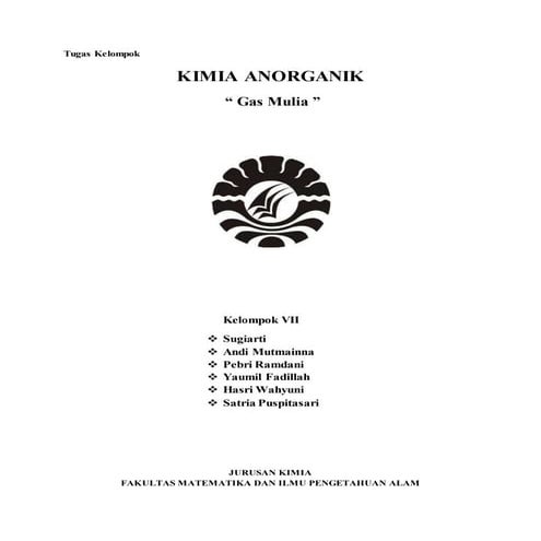Makalah kimia anorganik | PDF