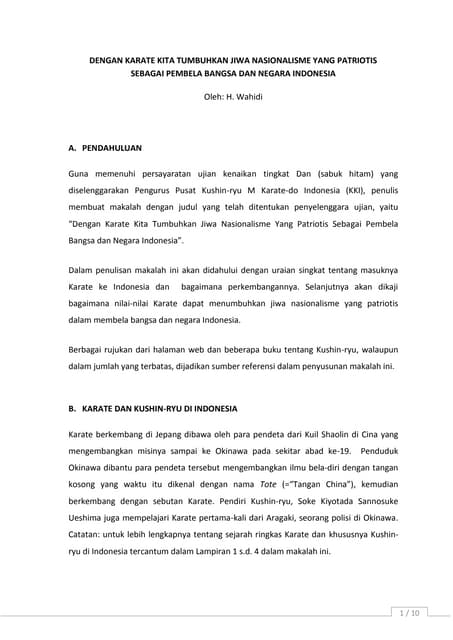 Presentasi karate do tako indonesia | PPT