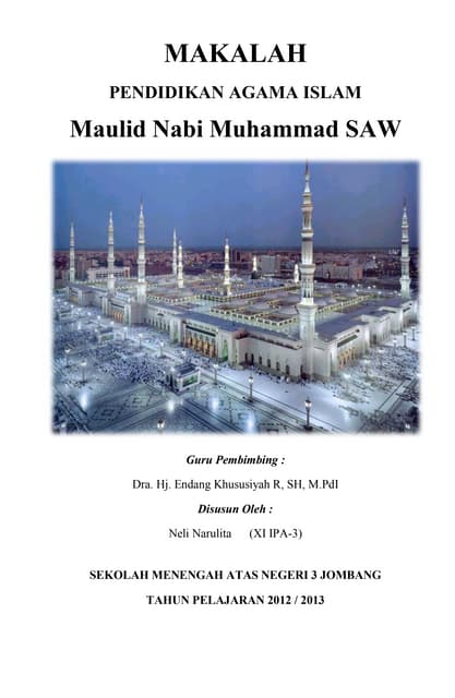 Presentasi ini Maulid nabi muhammad saw | PPTX