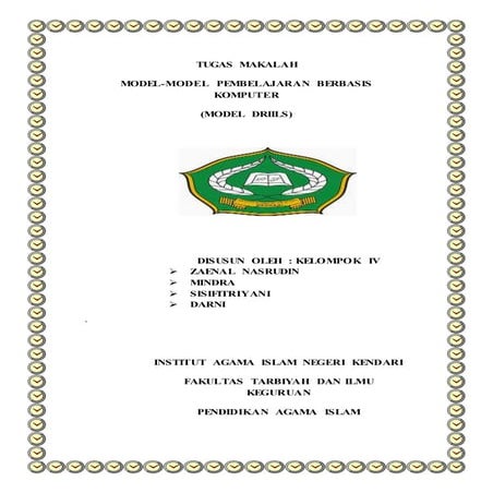 Model Drills and Practice | DOCX