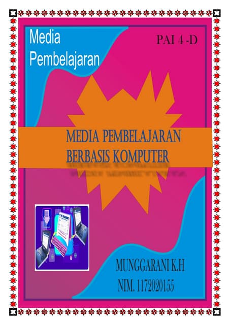 Makalah Media Pembelajaran Berbasis Komputer - M. Taufan | PDF